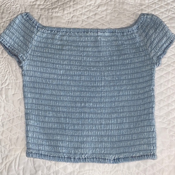 Atmosphere | Tops | Brand New Smocked Crop Top | Poshmark